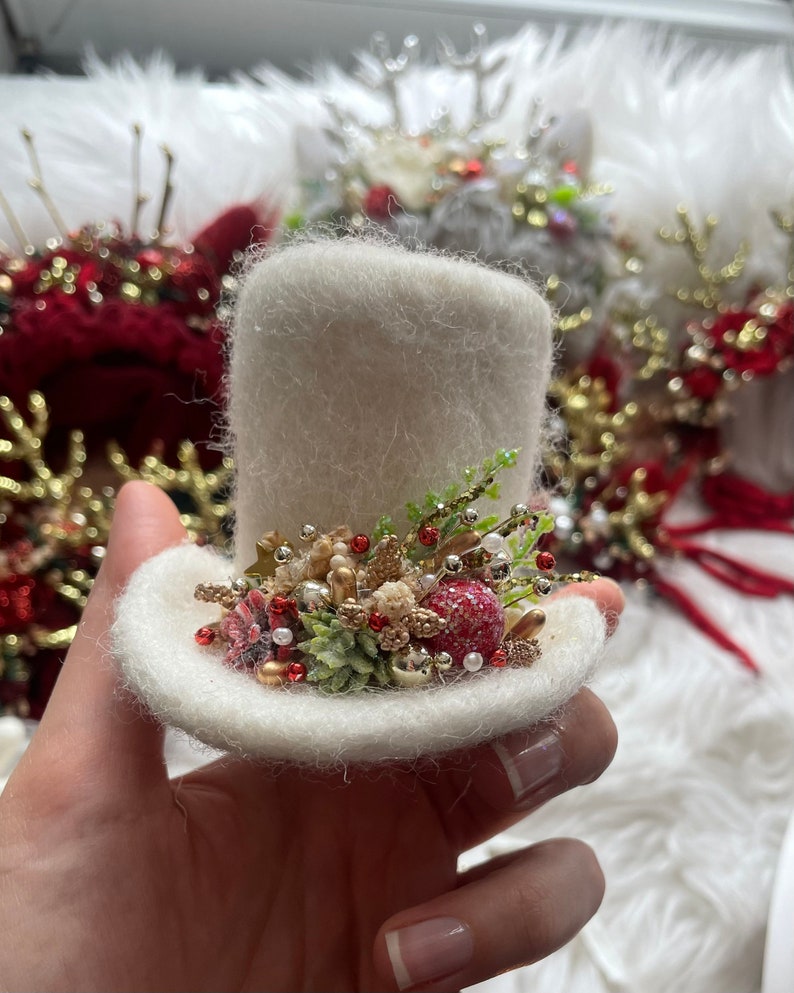 Christmas Snowman Hat, Christmas Crown, Newborn Photography Props ...