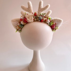 Christmas Crown Reindeer Headdress Christmas Gift Baby - Etsy