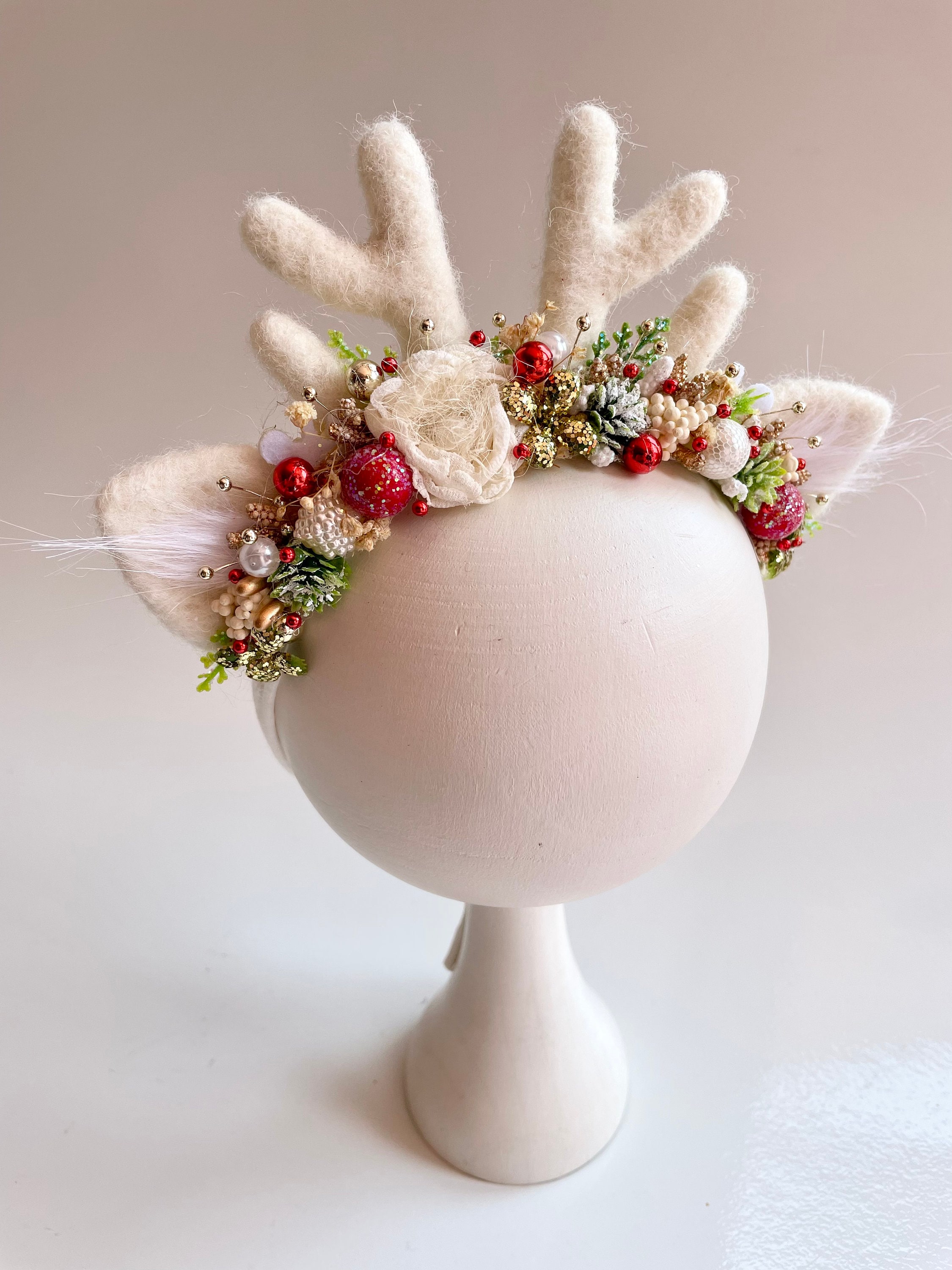 Christmas Crown Reindeer Headdress Christmas Gift Baby - Etsy
