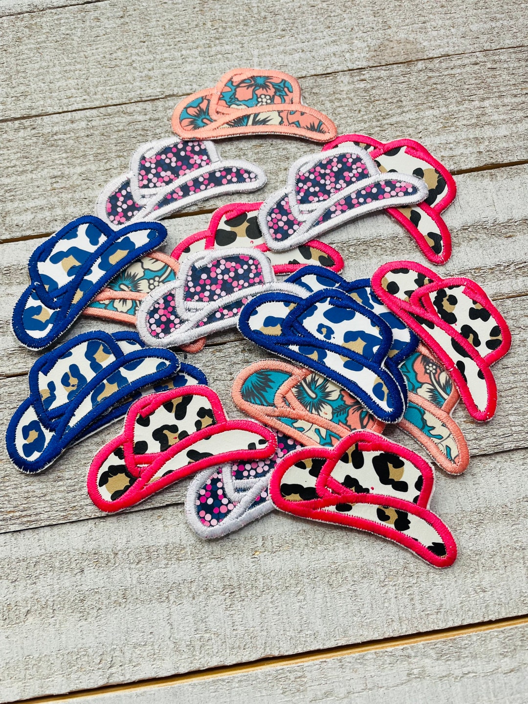 Embroidered Iron on Patch Cowboy Hat | Cowgirl Hat | Pattern | Western ...