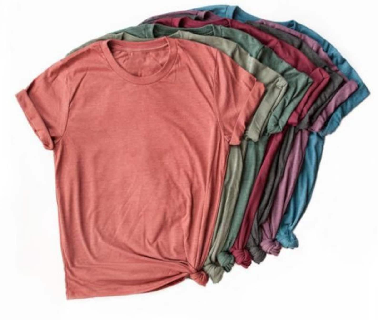 PLAIN Bella Canvas Brand T-shirts | 3001CVC | Unisex Tees | Soft Feel ...