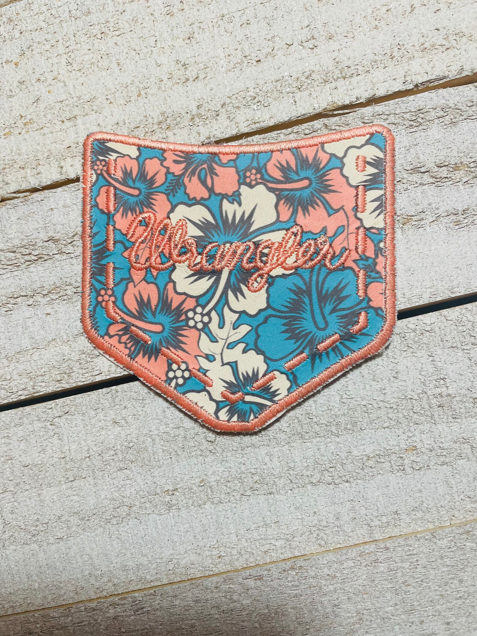 Pocket Embroidery Patch Western Jeans Iron on Patch Western BOHO Yeehaw ...