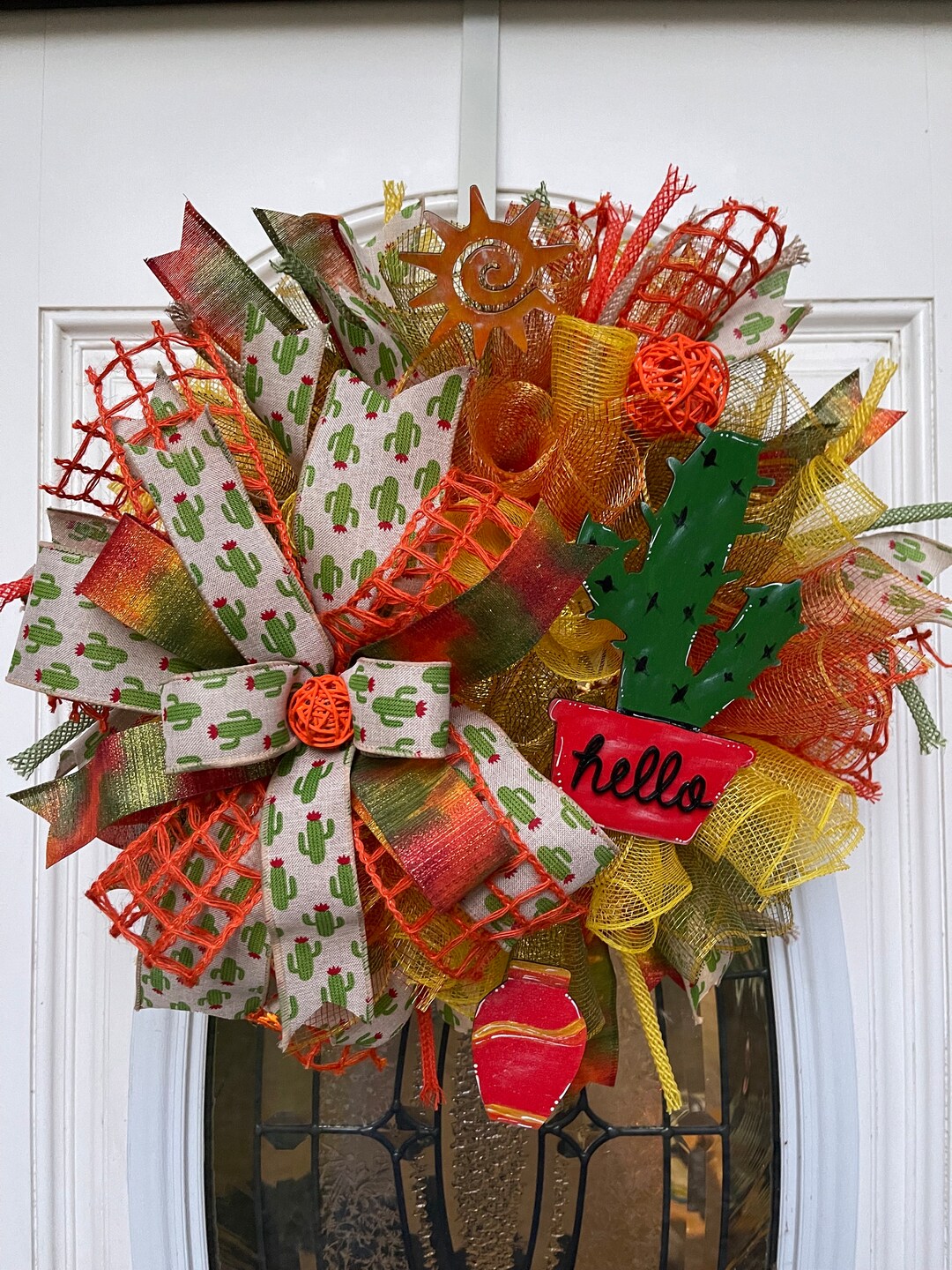 Southwest Wreath, Southwestern Decor, Southwest Wreath, Southwest Decor ...