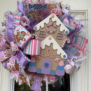 Gingerbread Man Wreath, Christmas Wreath, Christmas Decor, Winter Decor ...