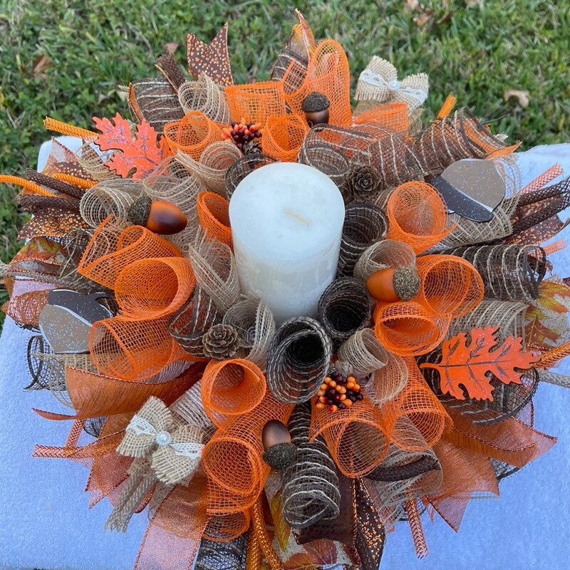 Fall Deco Mesh - Etsy