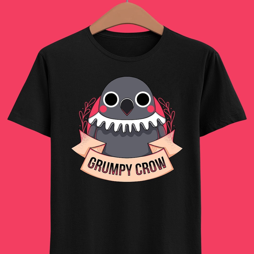 Grumpy Crow Unisex T-shirt - Love and Deepspace - Plushie - Cute Kawaii ...