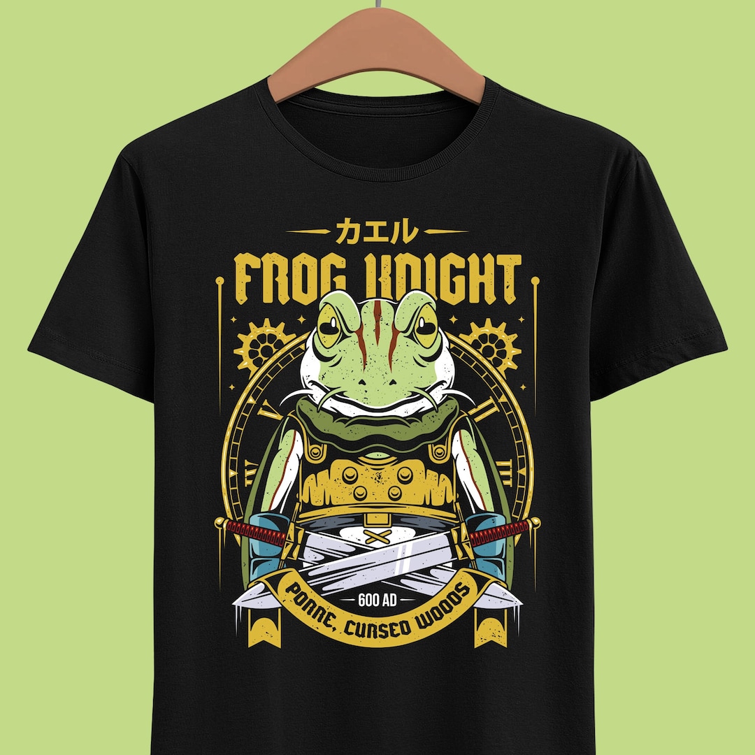 Glenn Frog Knight T-shirt - Chrono Trigger Video Game Shirt - Crono ...