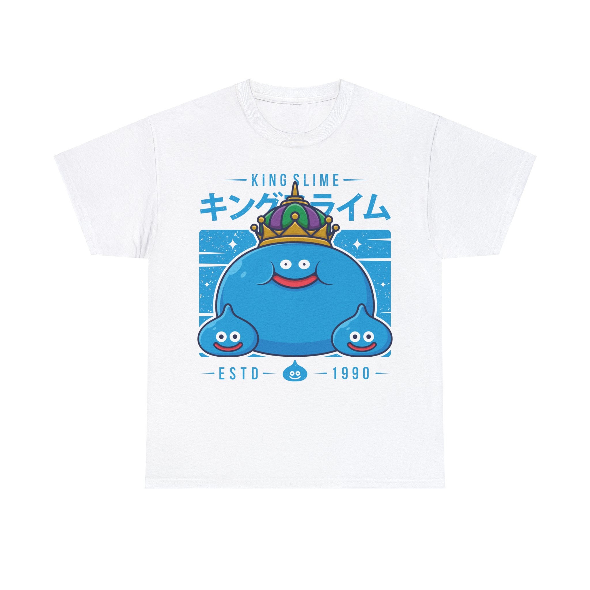 King Slime & Slime Monsters Unisex T-shirt Dragon Quest Gaming Tee Rpg ...