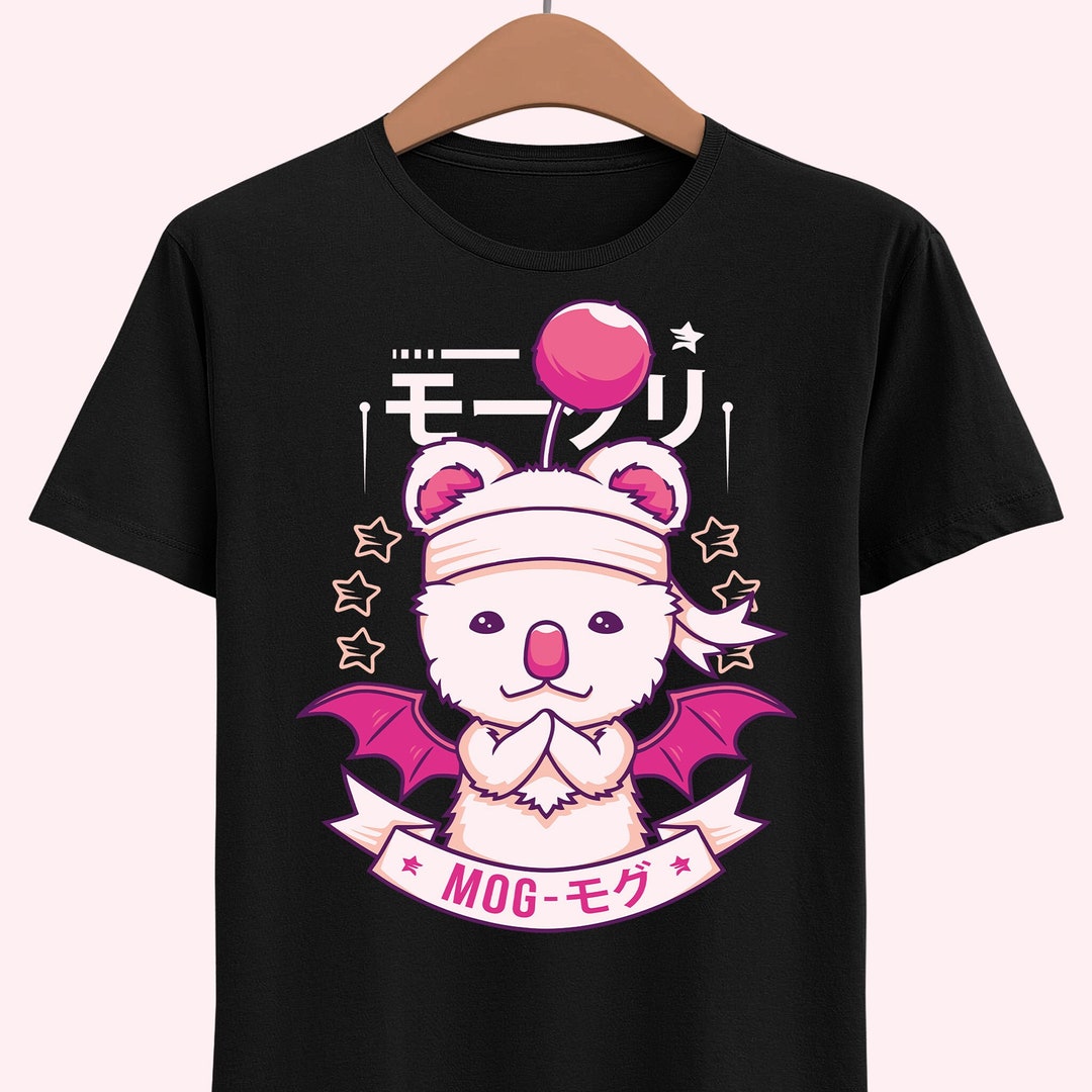 Mog the Moogle T-shirt - Final Fantasy VII Rebirth Gaming Tee - Mog ...