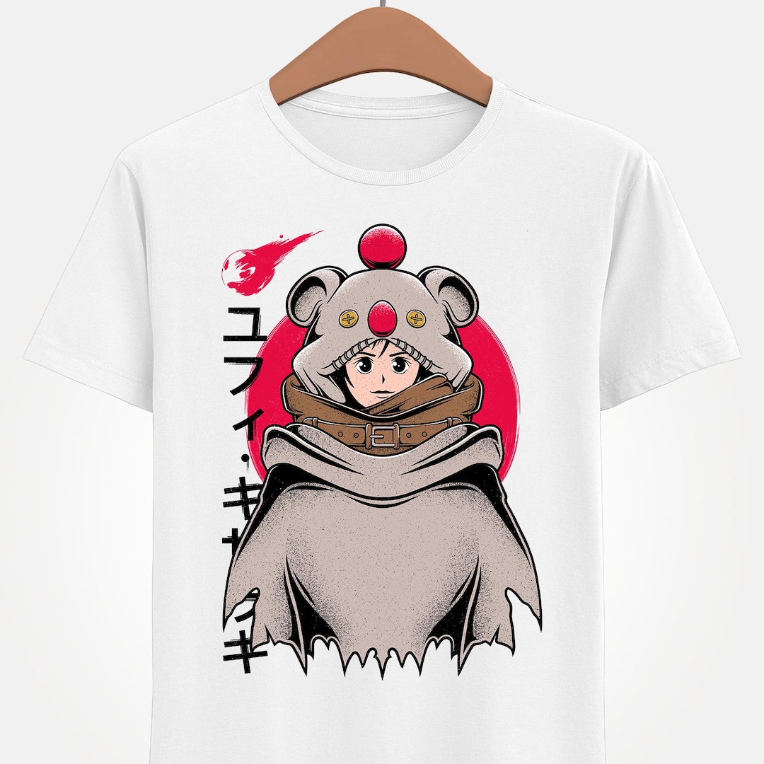 Yuffie Moogle Cape T-shirt - Final Fantasy Video Games - FFVII - FF7 ...