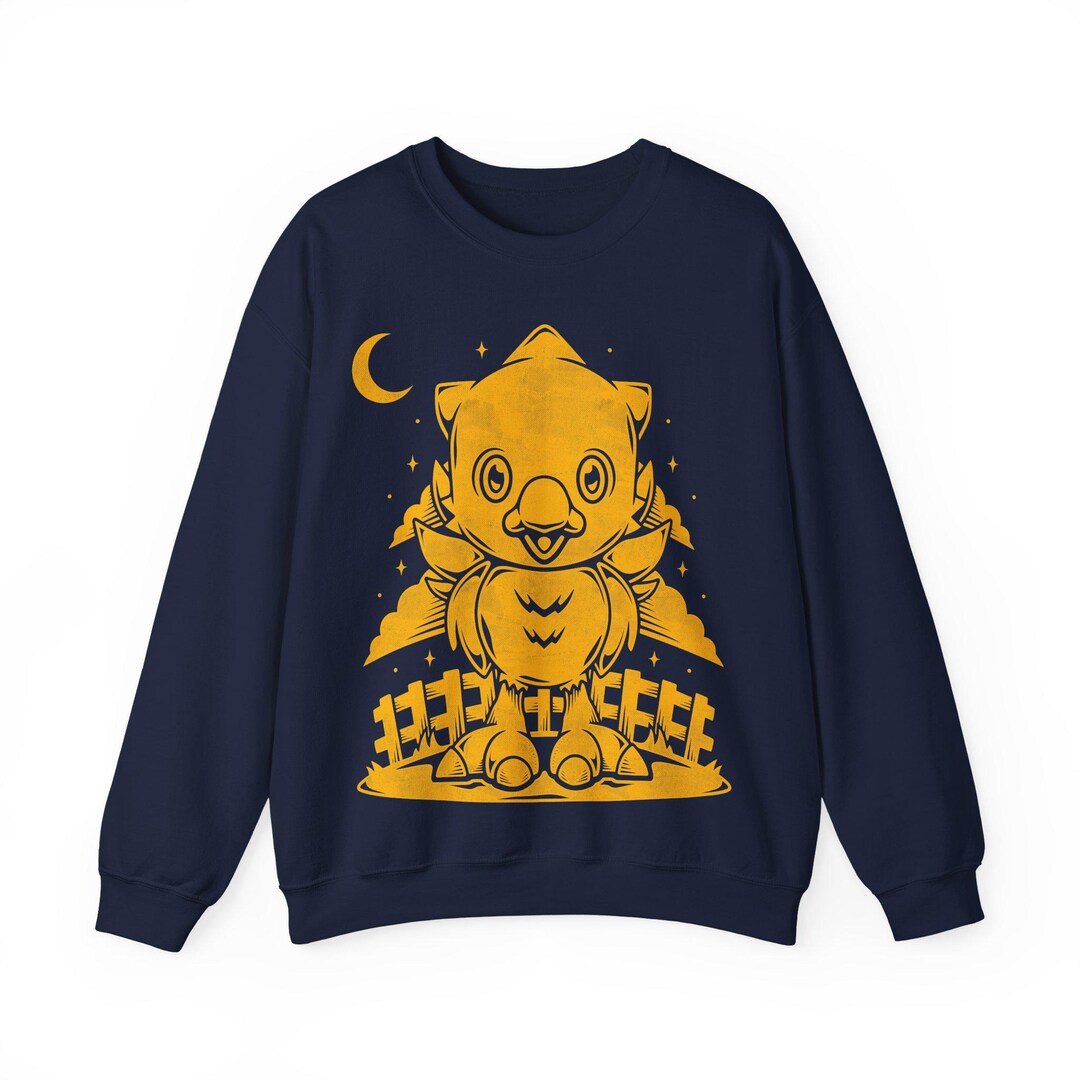 Chocobo the Farm at Night T-shirt Crewneck Sweatshirt - Final Fantasy ...