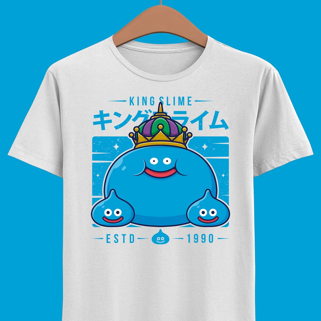King Slime & Slime Monsters Unisex T-shirt Dragon Quest Gaming Tee Rpg ...