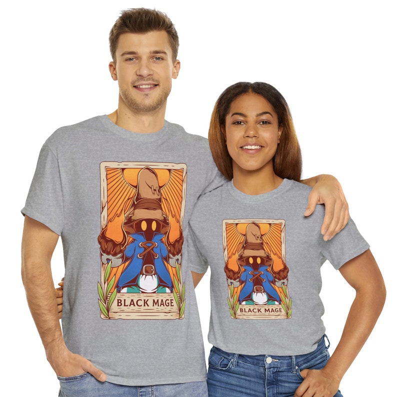 Black Mage Tarot Card Unisex T-shirt - Final Fantasy IX Gaming Tee ...