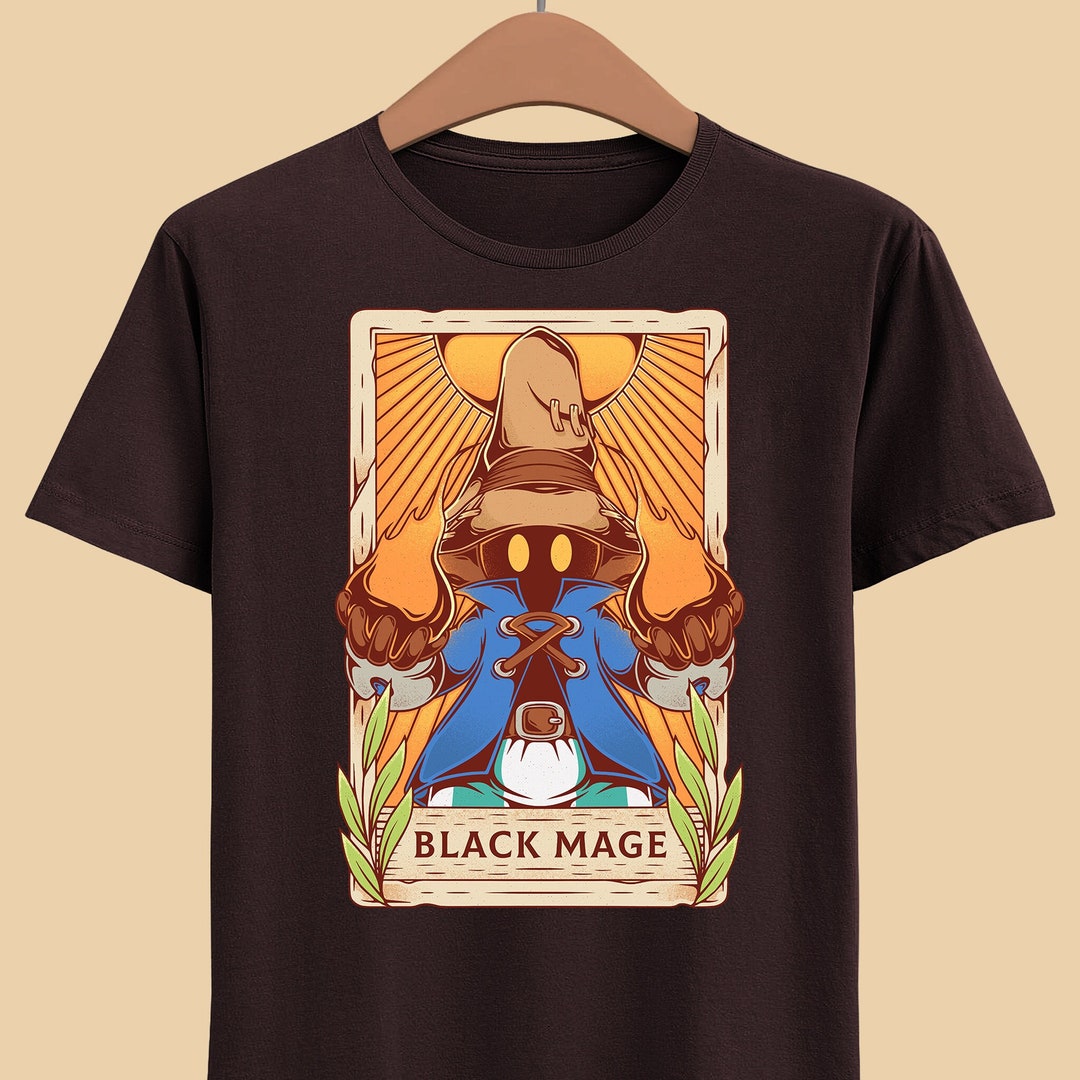Black Mage Tarot Card Unisex T-shirt - Final Fantasy IX Gaming Tee ...