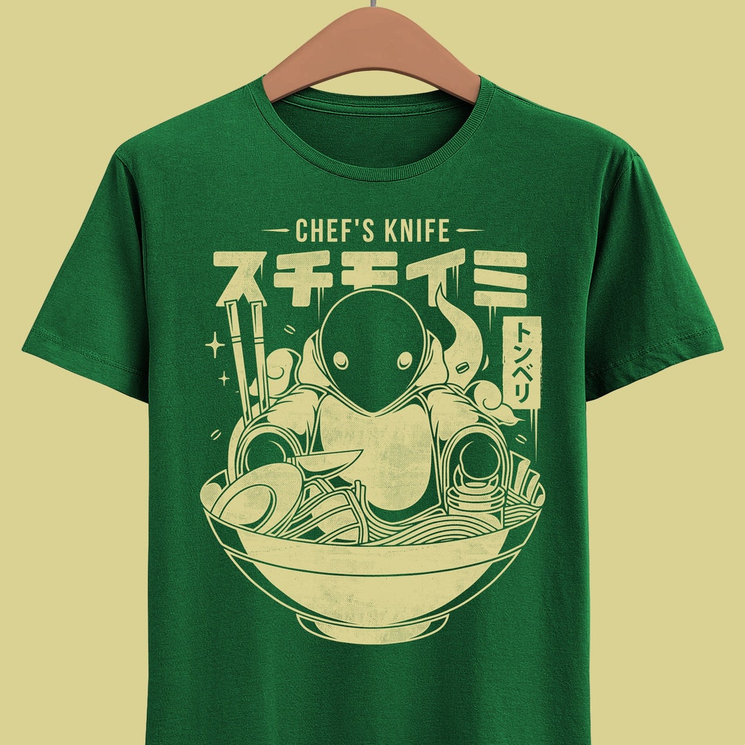 Tonberry Chef's Knife Ramen Japanese Food T-shirt - Final Fantasy Video ...