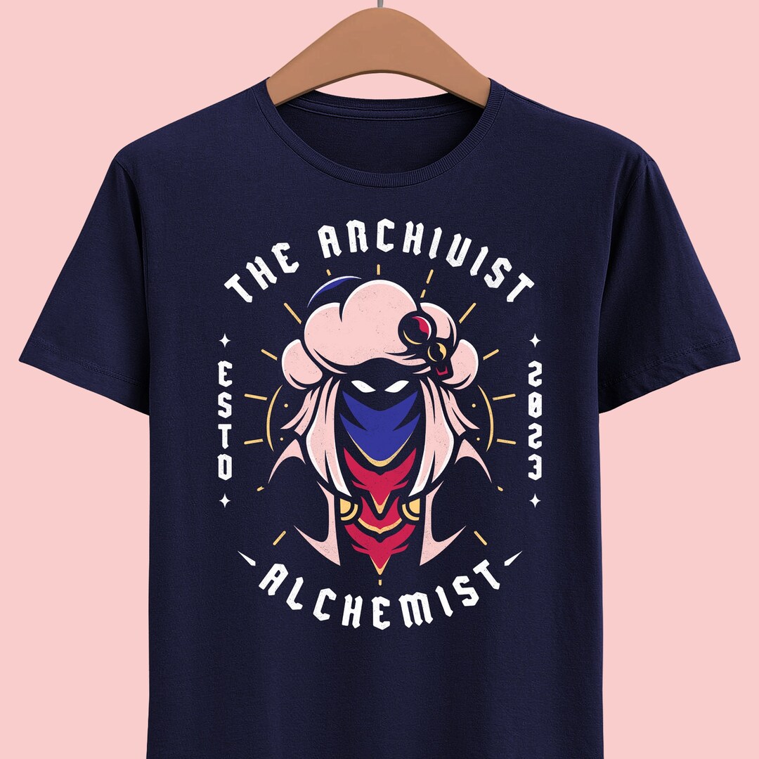 Resh'an the Archivist Alchemist T-shirt - Sea of Stars Gaming Tee - the ...
