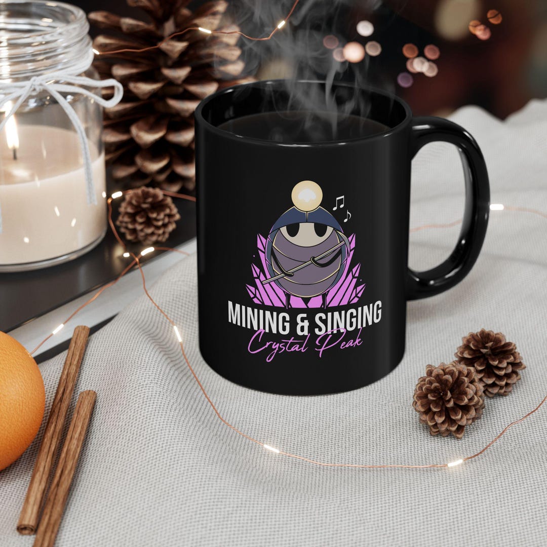 Mining & Singing Black Ceramic Coffee Cups, Mug 11oz, 15oz - Hollow ...