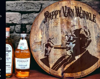 Kentucky Bourbon Whiskey Coaster Set Decor. Pappy Van Winkle. Eagle ...