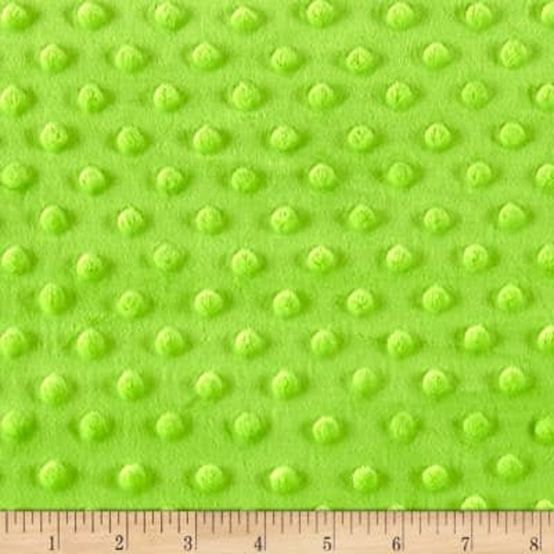 4 Way Stretch High Quality 60 Wide Minky Dimple Dot Fabric Sold by the ...