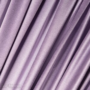 Lavender 4 Way Stretch Silky Spandex Satin Fabric by the Yard | Shiny ...