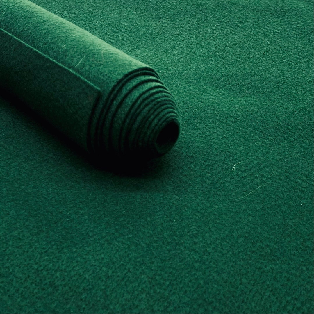 Hunter Green Acrylic Felt Fabric_ "72 Wide _ Thick Quality Felt Fabric ...