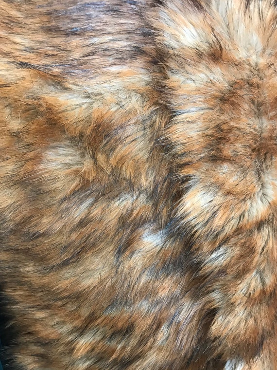 Thick Heavy Animal Faux Fur Fabric By The Yard Shaggy Long | Etsy