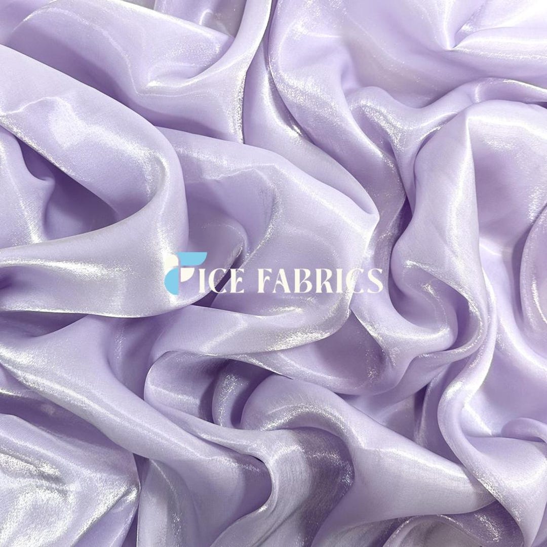 Lilac Iridescent Reflective Liquid Chiffon Fabric by the Yard (60” Wide ...