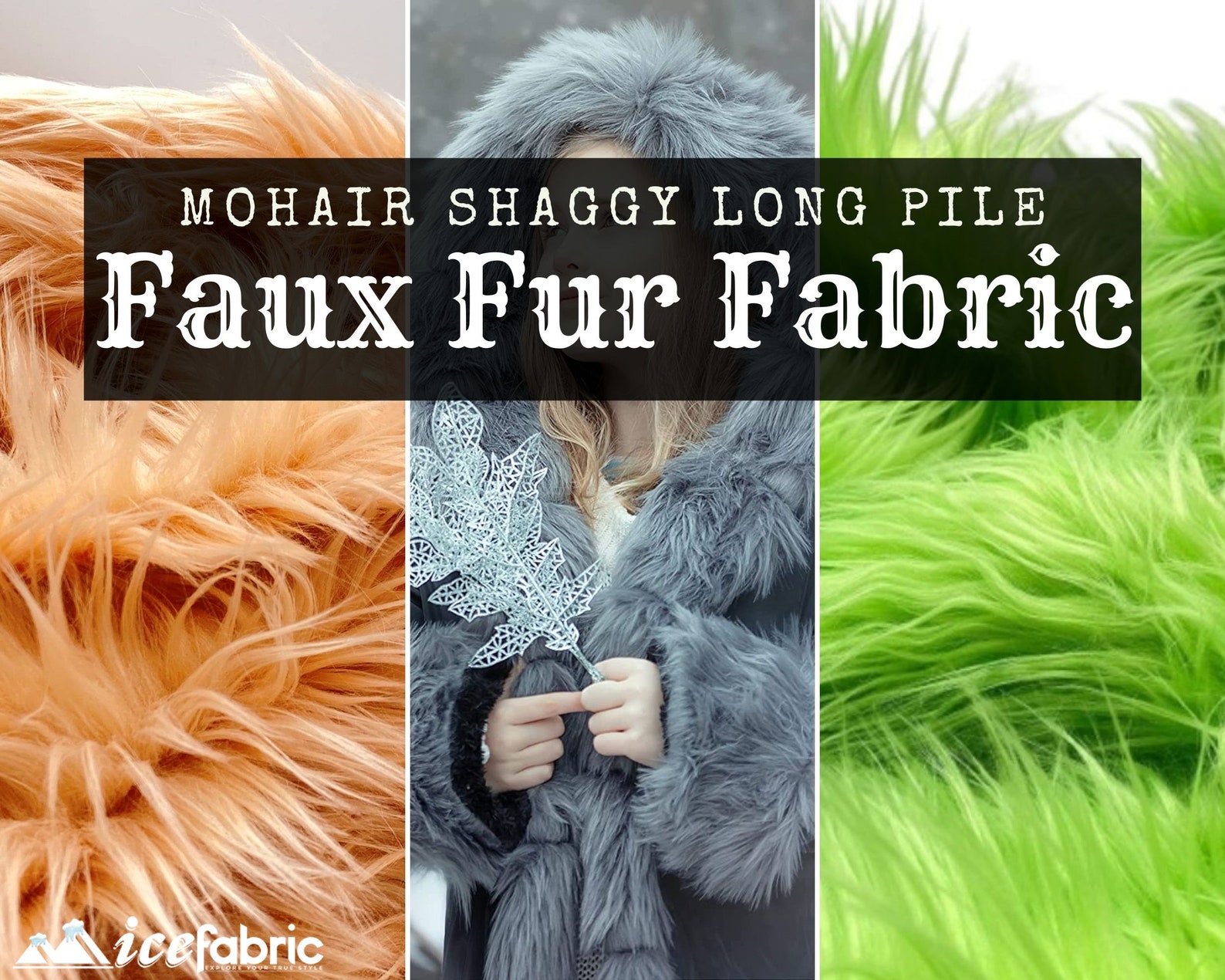 Mohair Shaggy Long Pile Faux Fur Fabric by the Yard 31 - Etsy