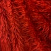 Red Canadian Faux Fur Fabric by the Yard Mongolian Long Pile Fur Fabric ...