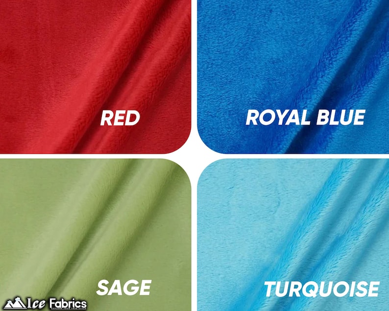 Rich Minky Fabric by the Yard 60 Wide Ultra Soft Fabric - Etsy