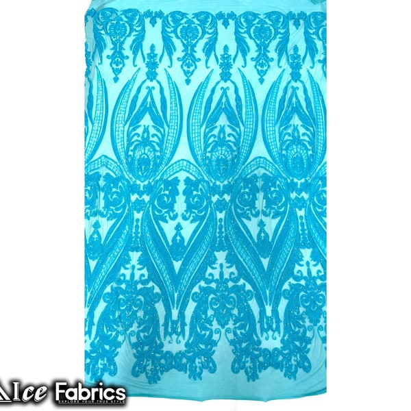 Damask Turquoise - Etsy