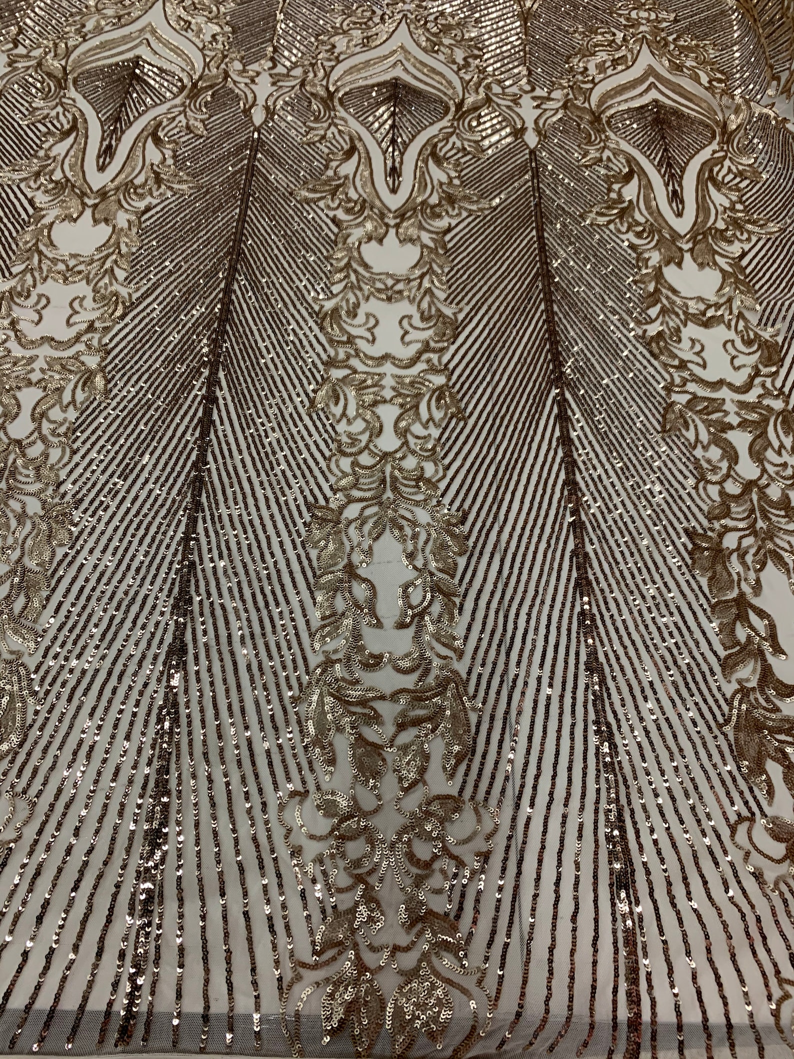 Light Gold Spandex Fabric 4 Way Stretch Sequin Fabric by the - Etsy