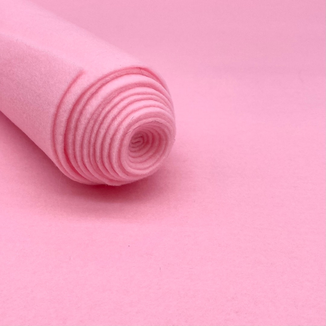 Baby Pink Acrylic Felt Fabric_ "72 Wide _ Thick Quality Felt Fabric by ...