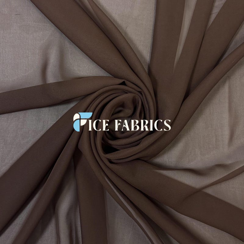Brown Silk Design Fabric - Etsy