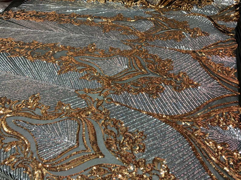 Silver Spandex Fabric- 4 Way Stretch Sequin Fabric by the Yard ...