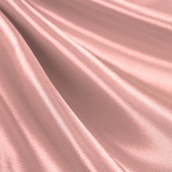 Dusty Rose Satin Fabric - Etsy