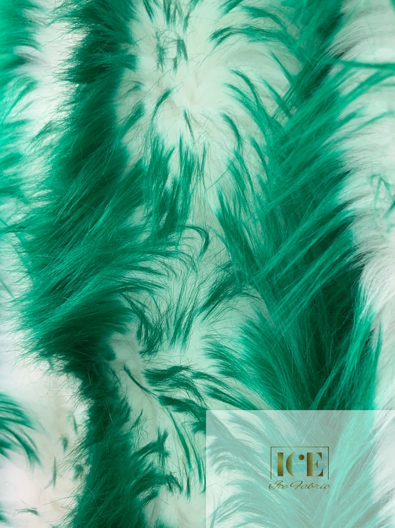 Canadian Fox_2 Tone Thick Fake Faux Fur Shaggy Long Pile - 64" Wide ...