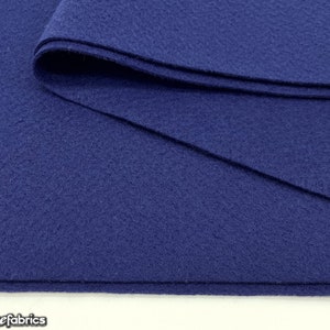 Navy Blue Acrylic Felt Fabric by the Yard | Crafts Fabric | 72” Inches ...