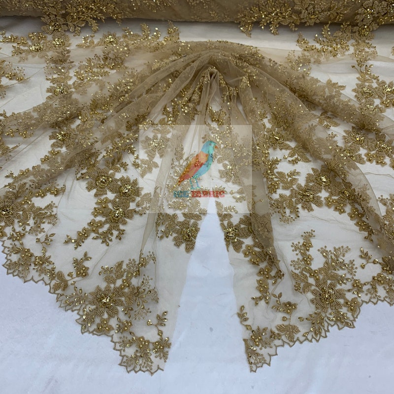 Embroidered Fabric - Etsy