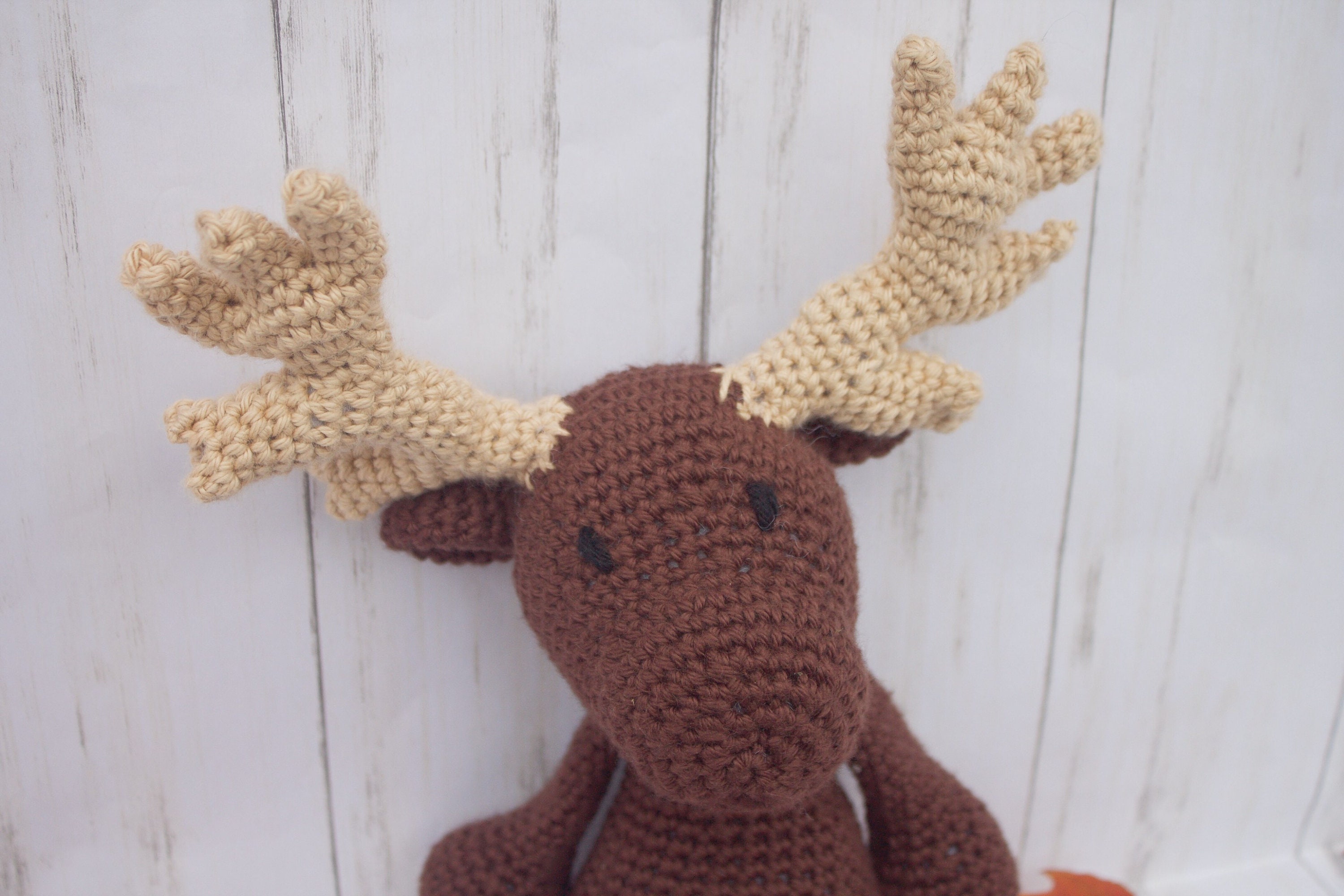 Handmade Crochet Moose Made to Order Crochet Moose Baby - Etsy