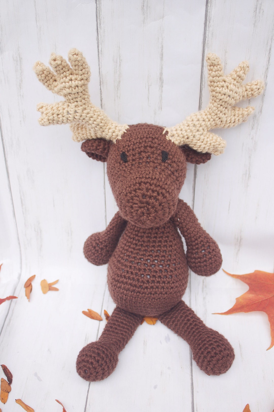 Handmade Crochet Moose Made to Order Crochet Moose Baby - Etsy