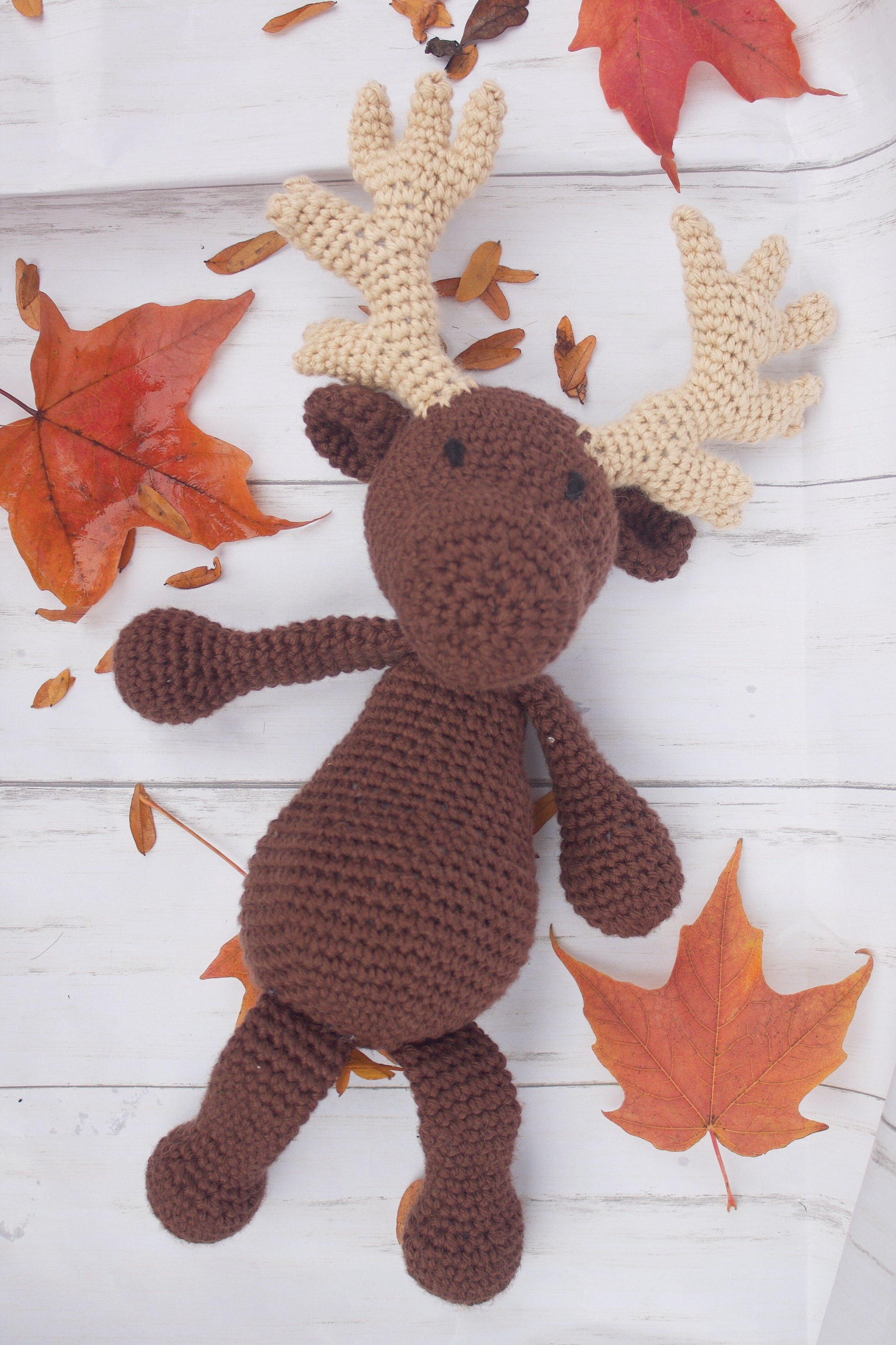 Handmade Crochet Moose Made to Order Crochet Moose Baby - Etsy