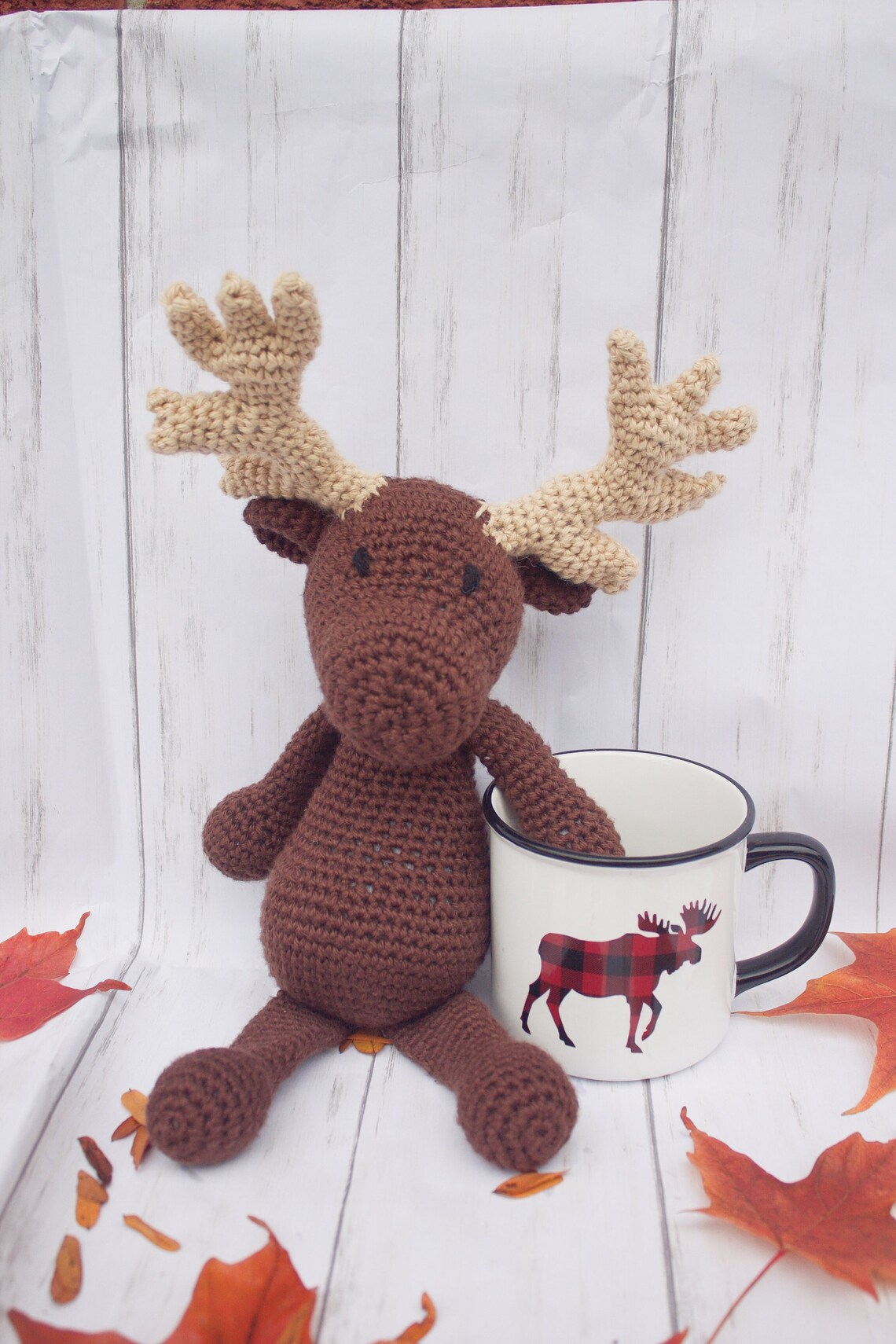 Handmade Crochet Moose Made to Order Crochet Moose Baby - Etsy