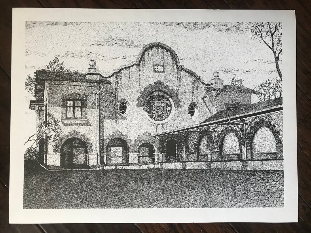 Sunset Station Stipple - Etsy