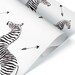 Leaping Zebra Wallpaper Peel and Stick Nursery Wallpaper - Etsy