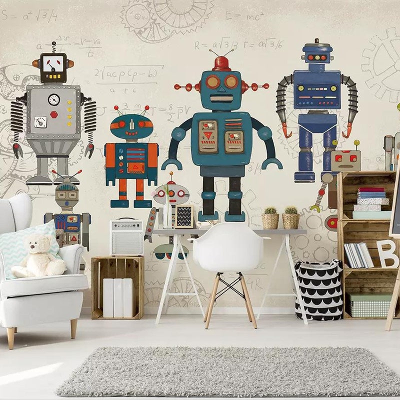 Robot Wall Decor - Etsy