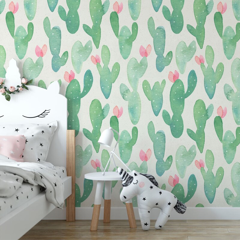 Cactus Mural - Etsy