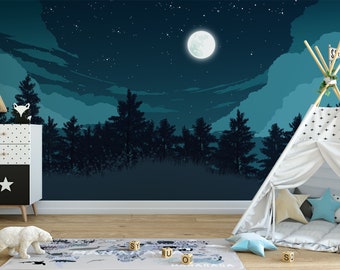 Night Sky Mural | Etsy