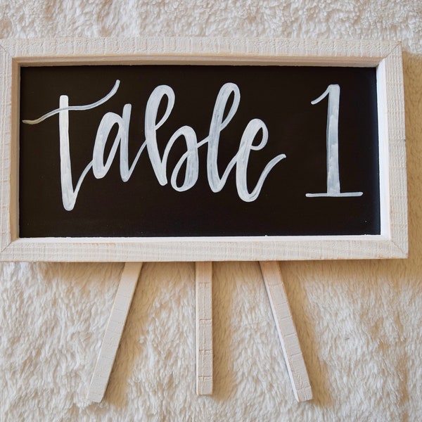 Easel Table Numbers - Etsy