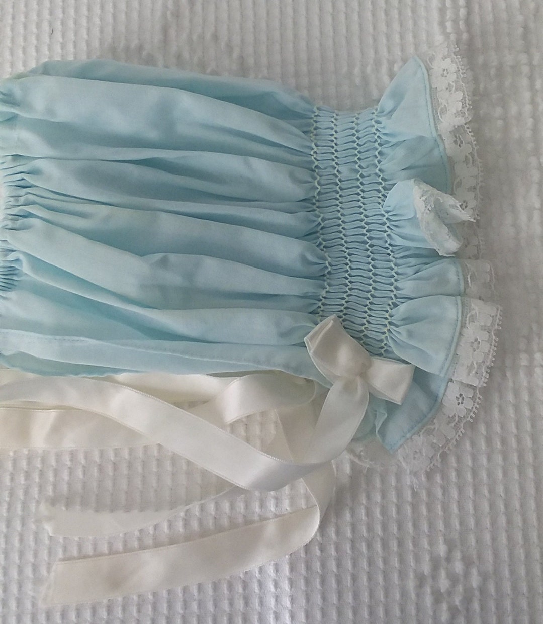 Sweet Smocked Baby Bonnet, Special Occasion Bonnet, Easter Bonnet - Etsy